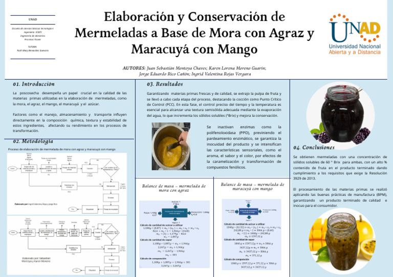 Póster Mermeladas | PDF | Mango