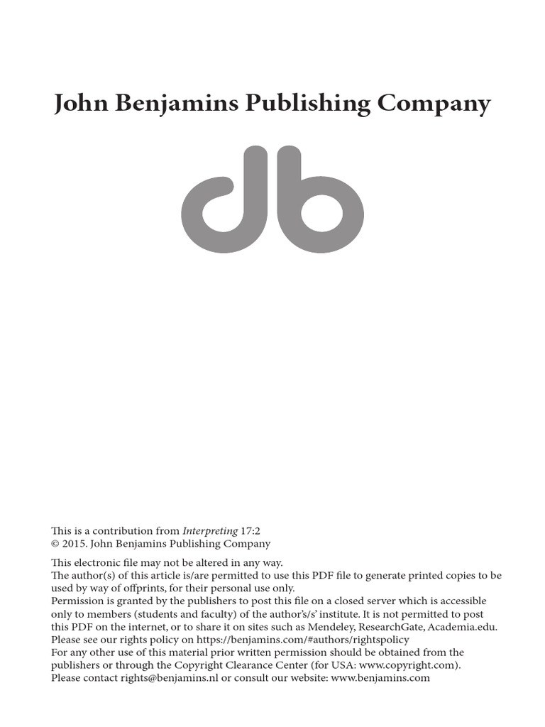 Directionality in ASL-English Interpreti | PDF | Second Language | Sign ...