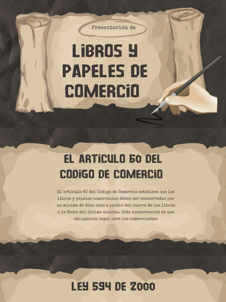 Libros y Papeles de Comercio | PDF
