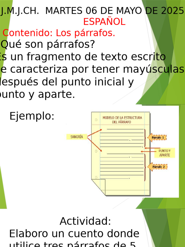 Los Párrafos | PDF