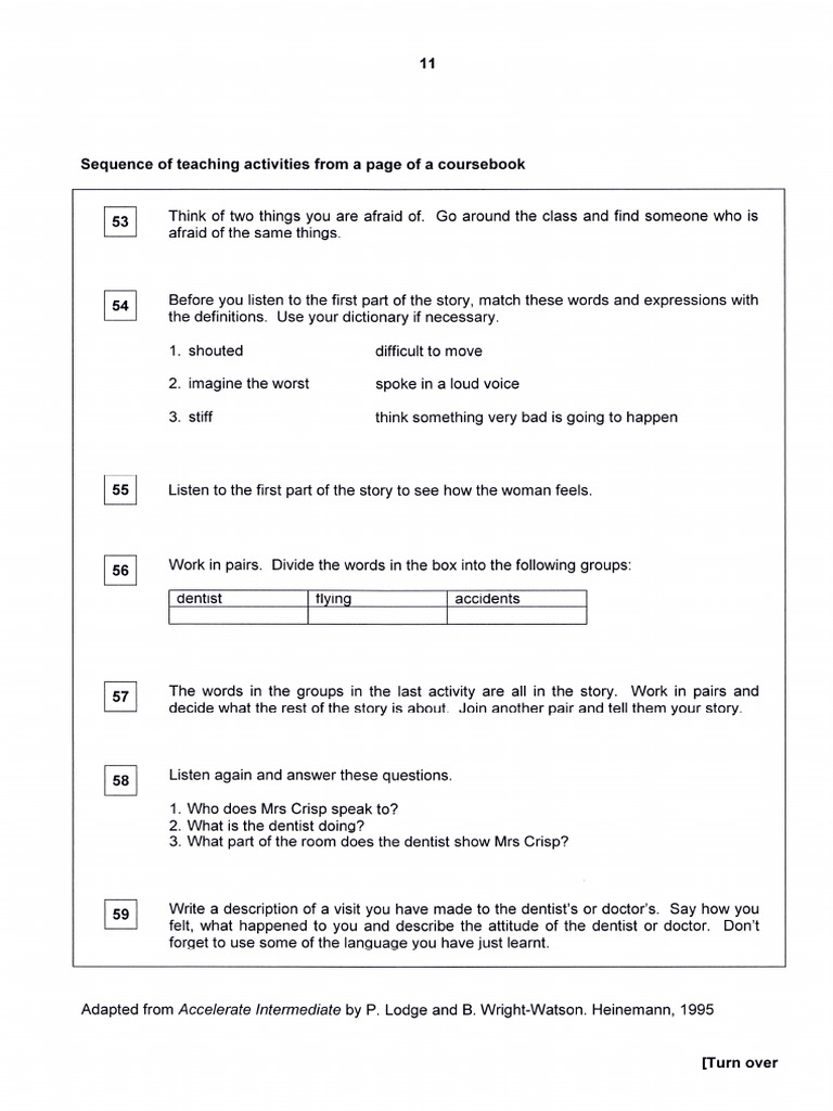 TKT Module 2 Exam - 10 | PDF