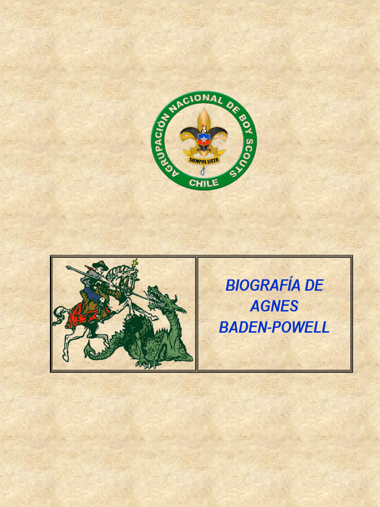 Biografía de Agnes Baden-Powell | PDF | Exploración | Guidismo y ...