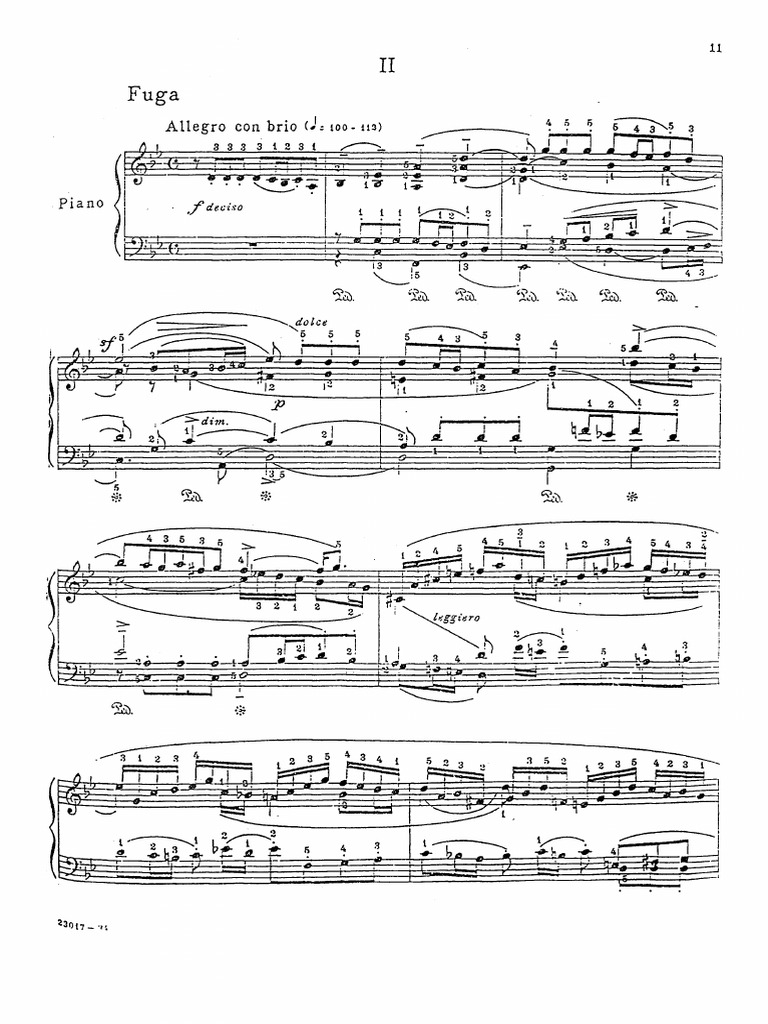 Bach - Violin Sonata No.1 in G Minor BWV 1001 (Godowsky) - 2 | PDF ...