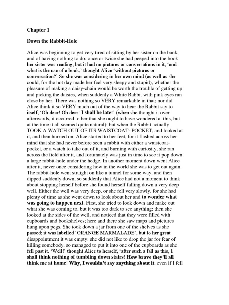 Down The Rabbit-Hole | PDF