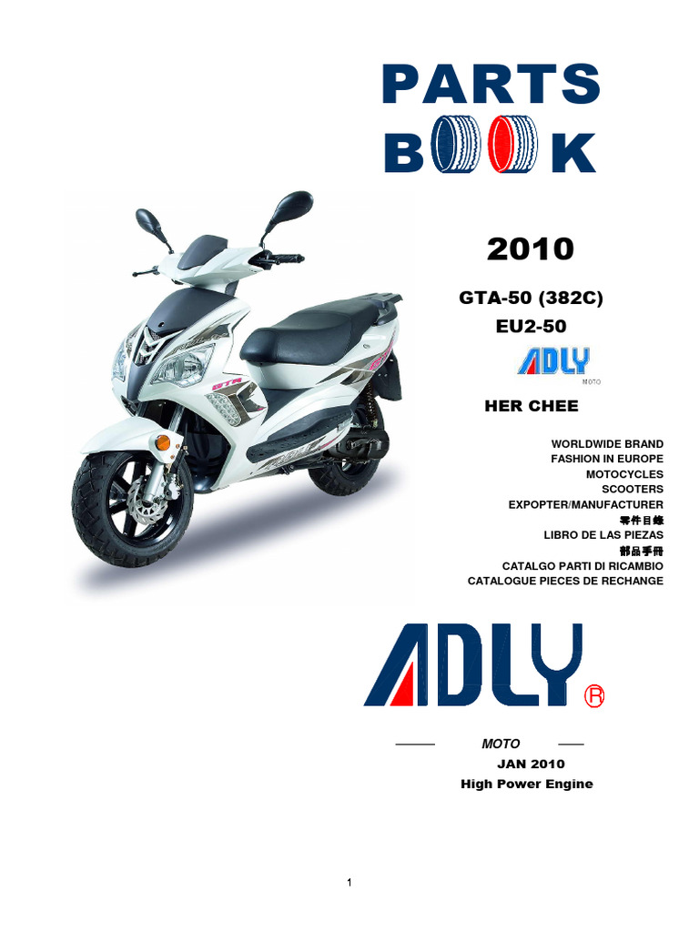 Catalogue des pièces Adly GTA-50 | PDF