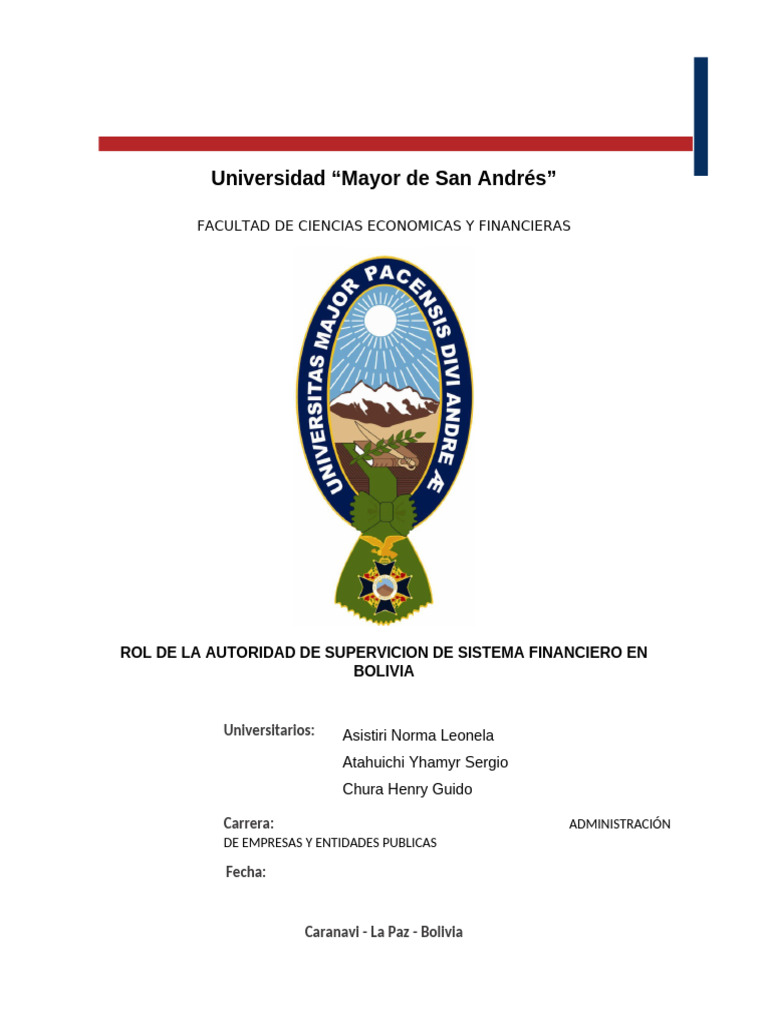 Rol de La Asfi Actualizado | PDF | Bancos | Seguro