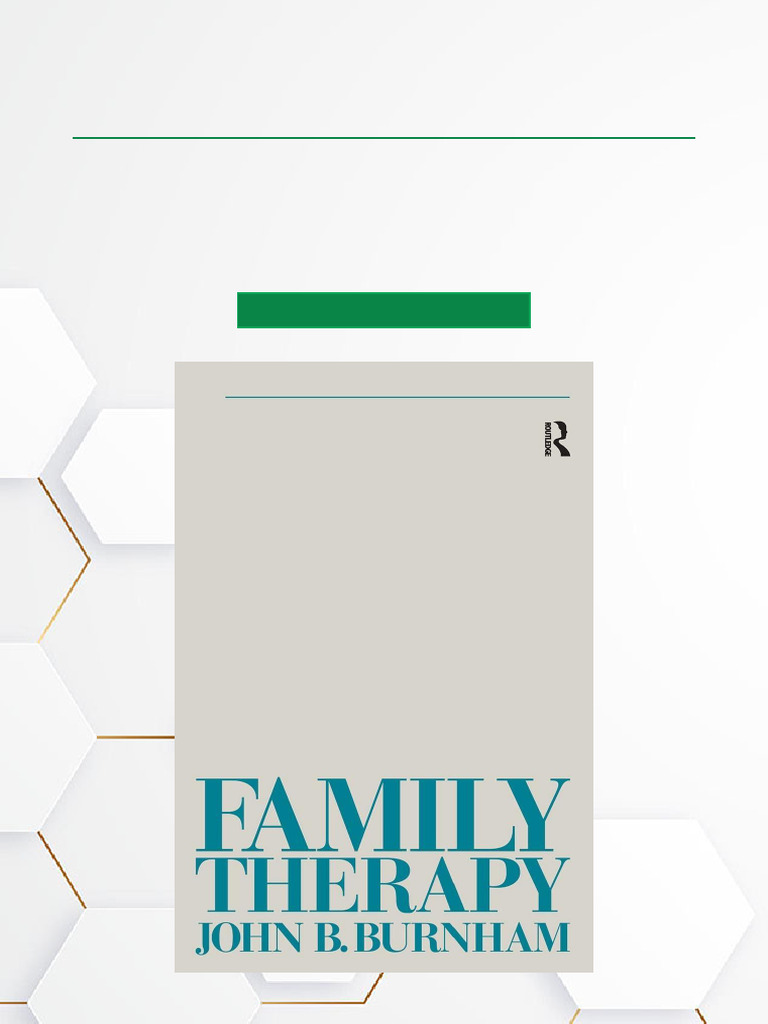 Family Therapy First Steps Towards A Systemic Approach, 1st Edition ...