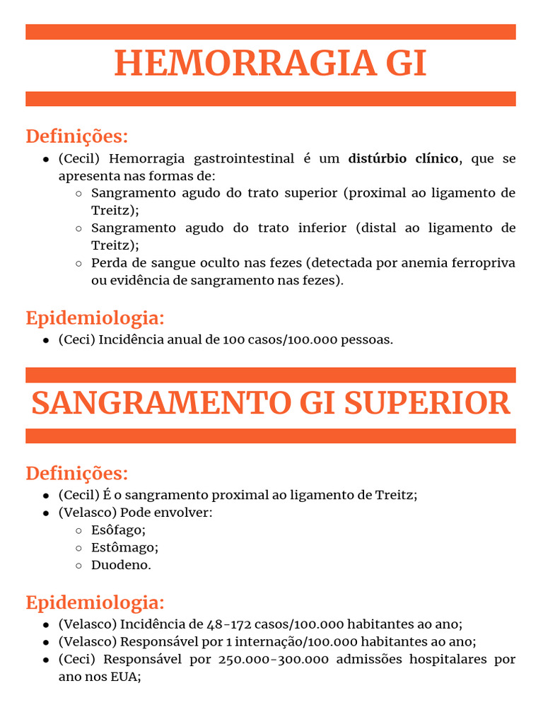 Sangramento Gastrointestinal Profuso | PDF | Hemorroida ...