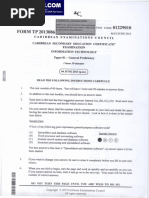 Csec Information Technology Paper 2 2023 | PDF