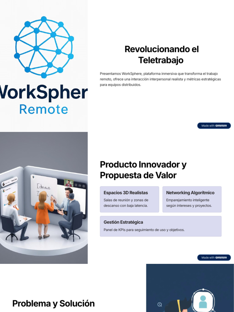 WorkSphere - Presentacion | PDF | Análisis FODA | Economias
