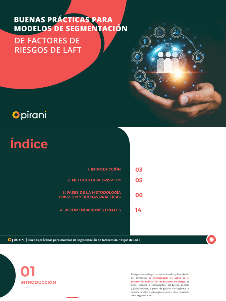 Buenas Practicas para Modelos de Segmentacion de Factores de Riesgos de LAFT | PDF ...