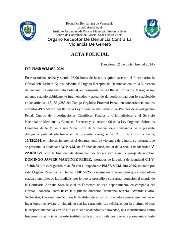 Otro Modelo de Acta | PDF