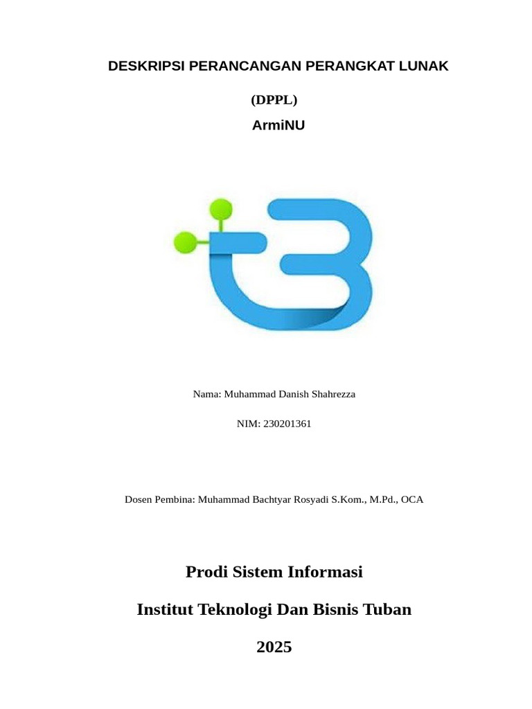 Deskripsi Perancangan Perangkat Lunak | PDF