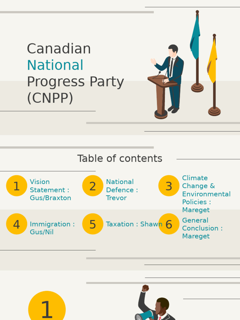 CNPP Canadian National Progress Party | PDF | Sustainable Energy | Sustainability
