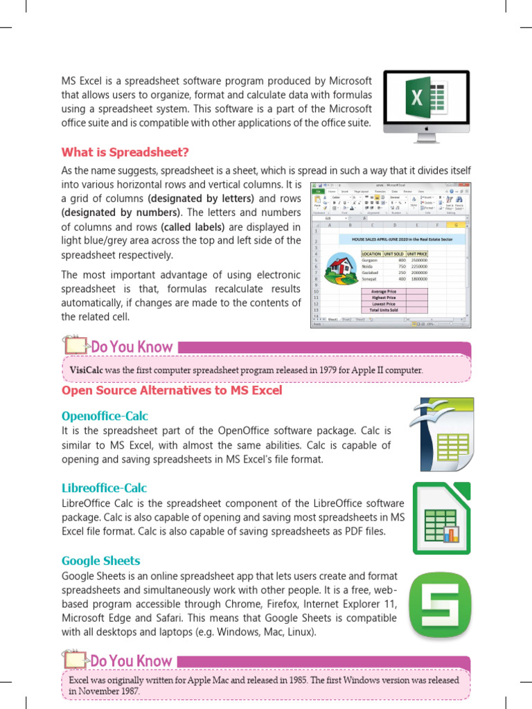 Ch-2 Formulas and Functions in MS-Excel | PDF | Spreadsheet | Microsoft Excel