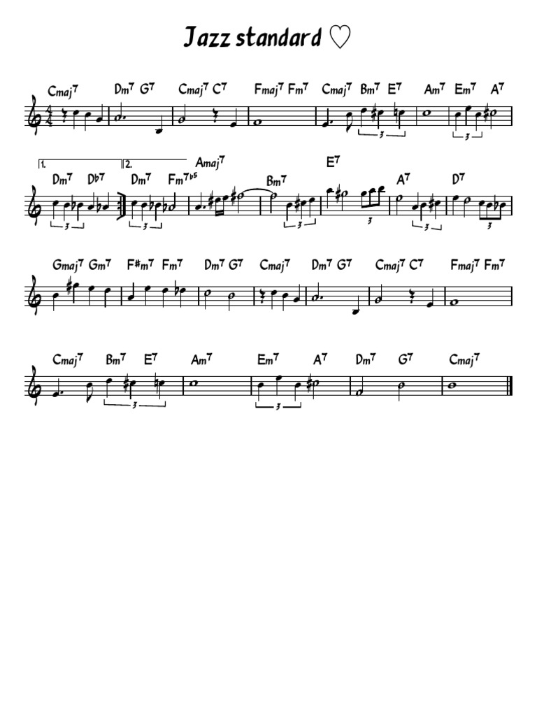 Jazz Standard Pdf