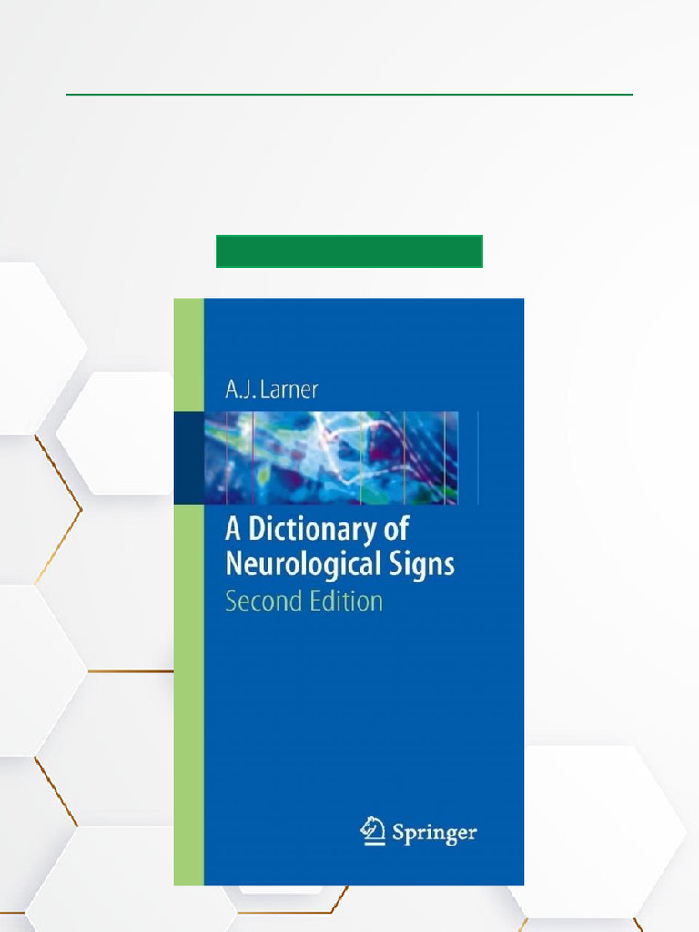 A Dictionary of Neurological Signs, 2nd Edition Full Download | PDF ...