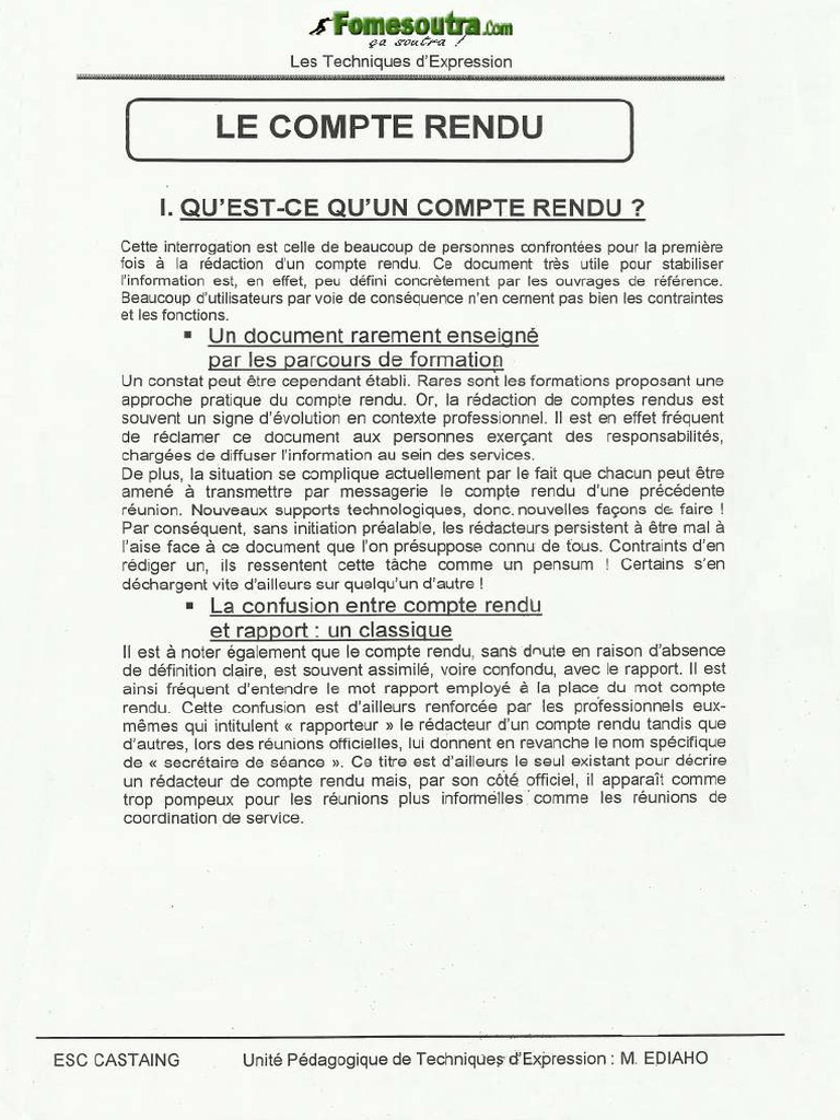 6126bd494914fcomment-rediger-un-compte-rendu | PDF