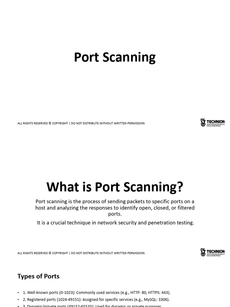 Detailed_Port_Scanning_Techniques | PDF | Transmission Control Protocol | Port (Computer Networking)