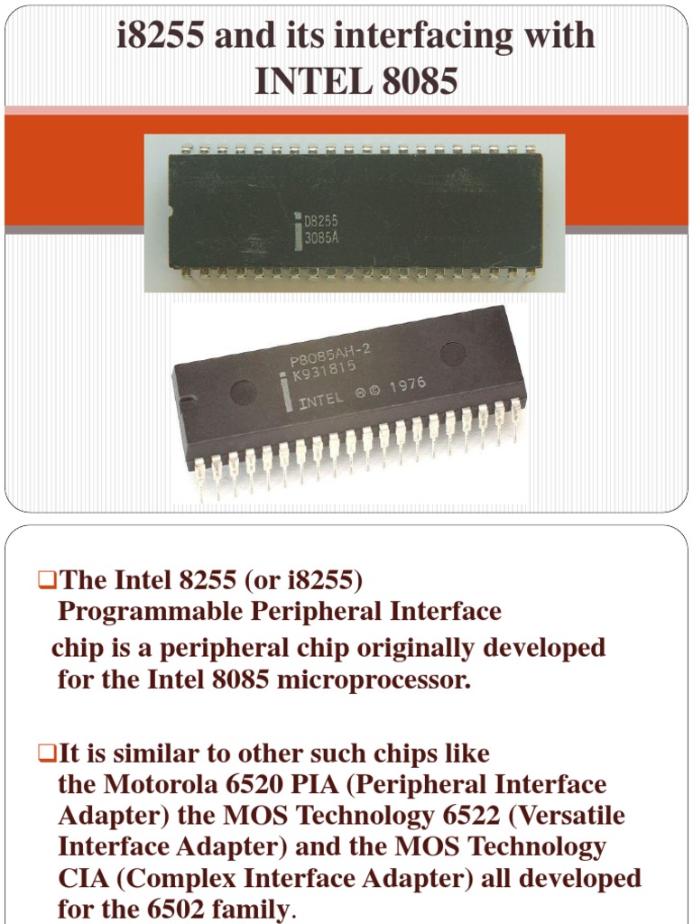 I8255 and Its Interfacing With INTEL 8085 (MT Assignment) | PDF ...