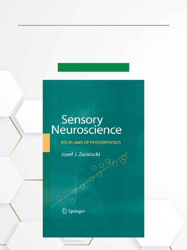 Sensory Neuroscience Four Laws of Psychophysics Full-Feature Download | PDF | Psychophysics ...