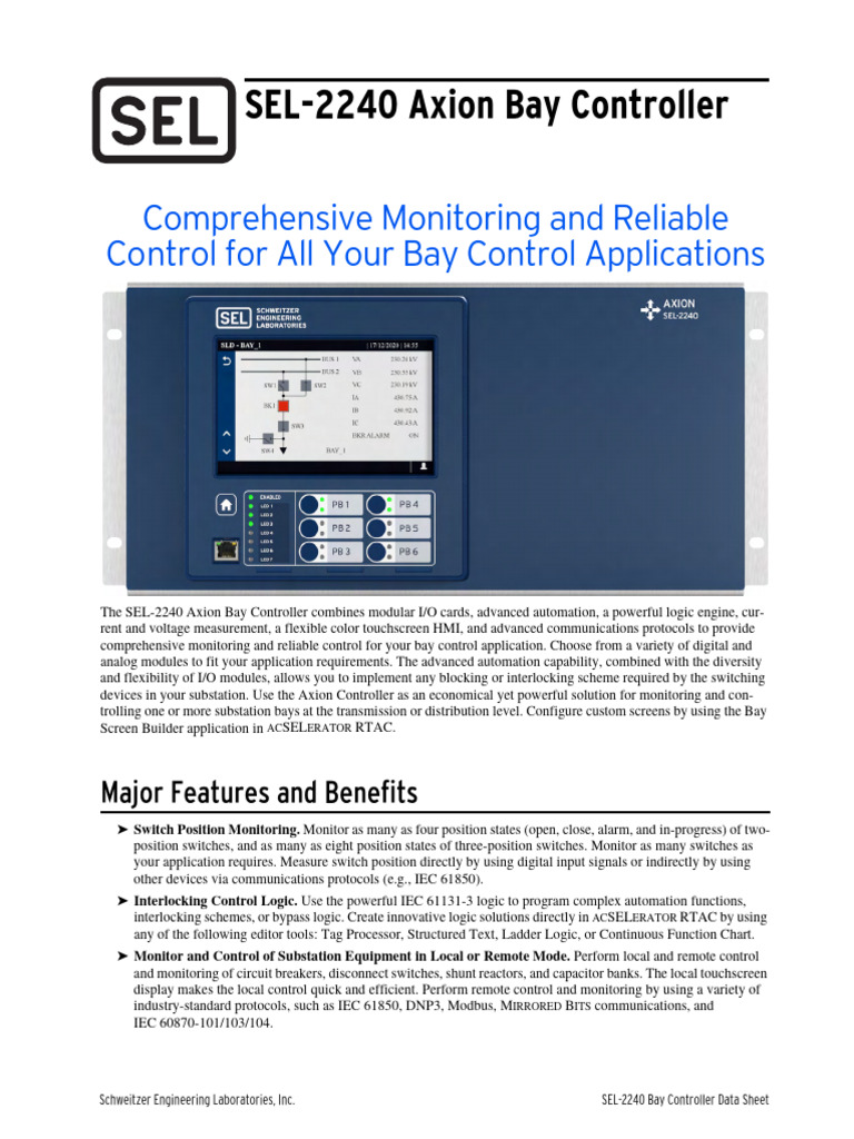 2240 DS-BayController 20241025 | PDF | Programmable Logic Controller | Alternating Current