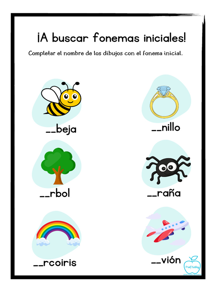 Fonemas Iniciales - 20250317 - 180150 - 0000 | PDF
