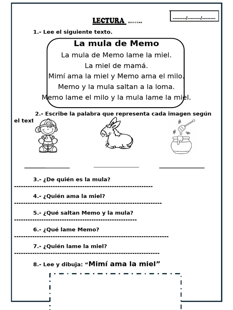 Lectura: La mula de Memo | PDF
