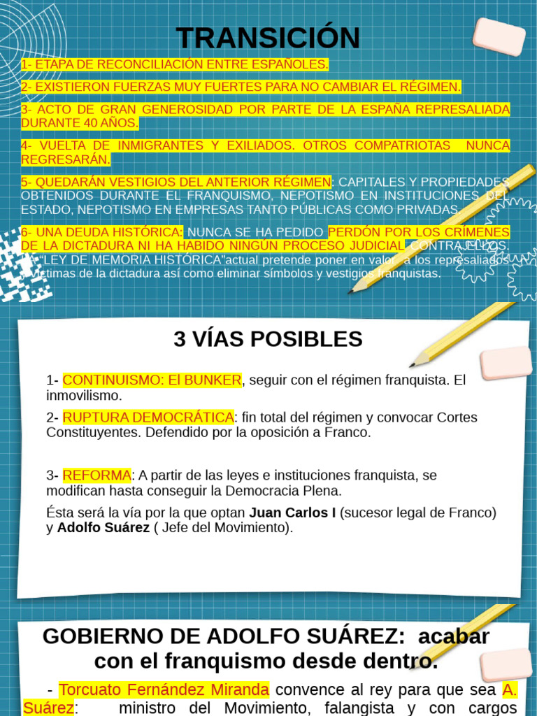 Transición Española: Claves y Desafíos | PDF | España franquista ...
