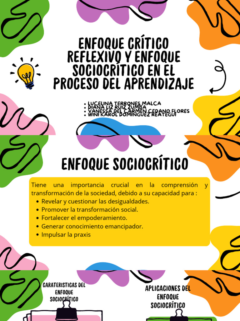 Enfoque Critico y Sociocritico | PDF | Desigualdad social ...