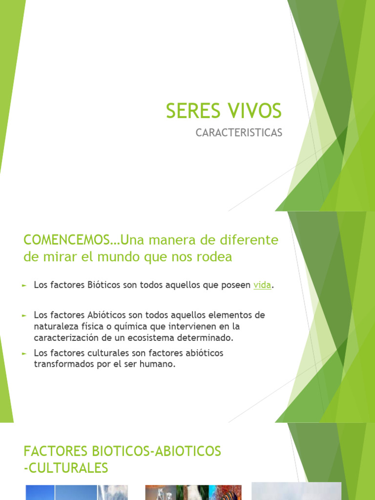 SERES VIVOS-Caracter-sticas. | PDF