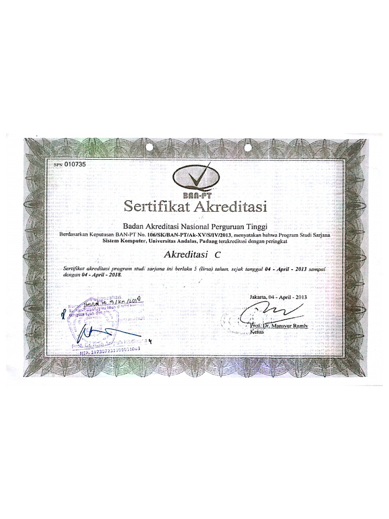 Legalisir Akre C | PDF