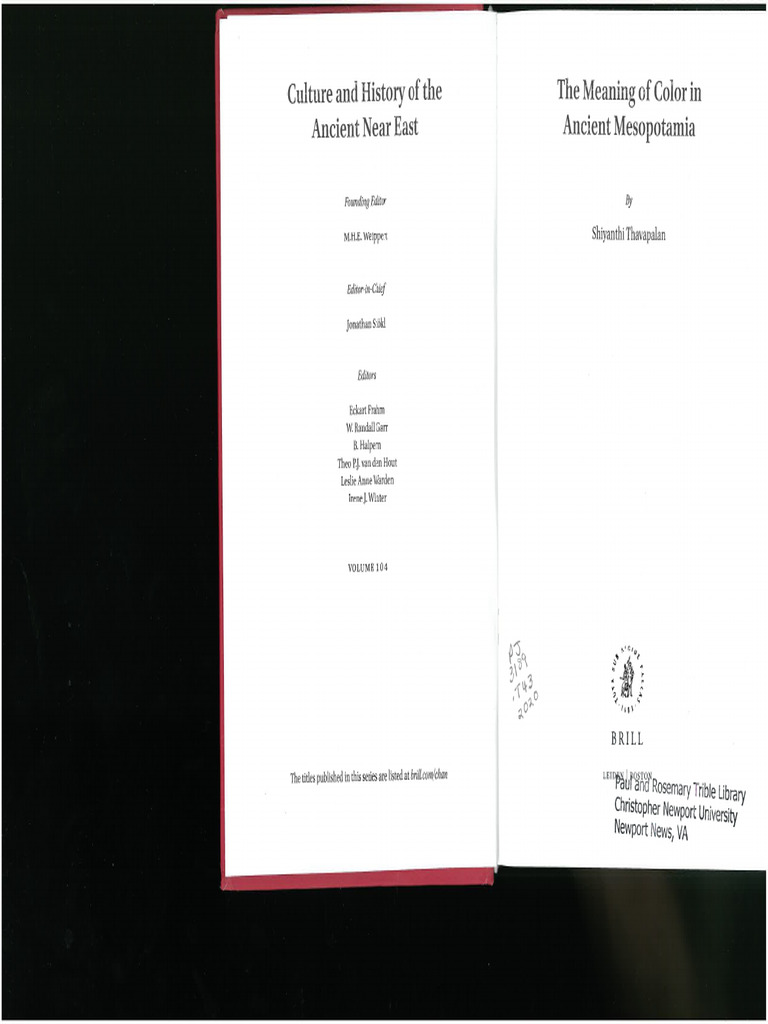 The Meaning of Color in Ancient Mesopotamia | PDF