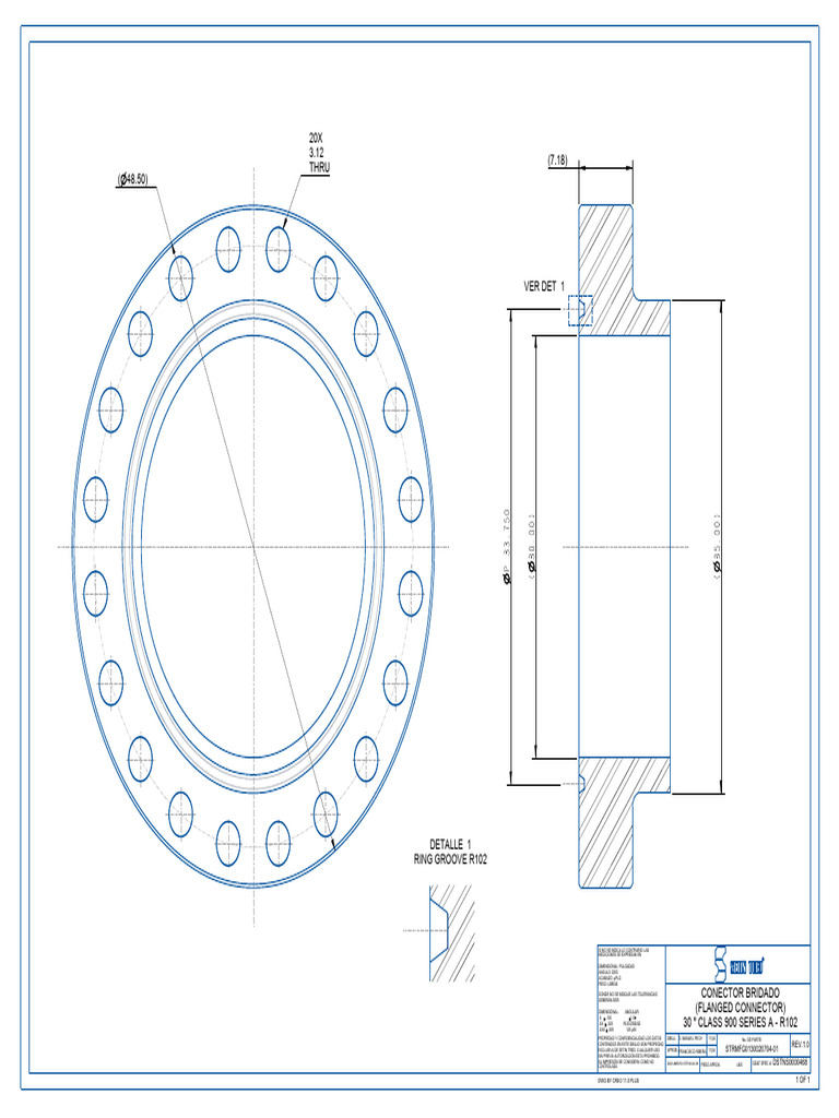 FLG Conn 30 CLSS900 RTJ | PDF