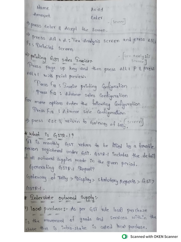 GST Second Unit Continuation | PDF