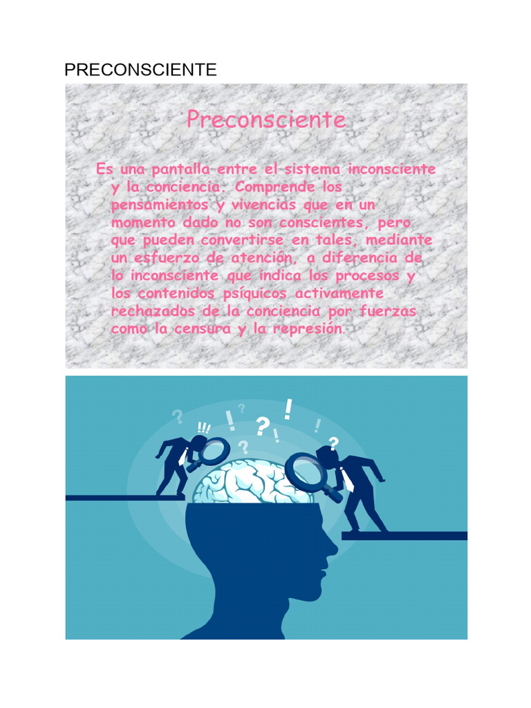 PRECONSCIENTE | PDF