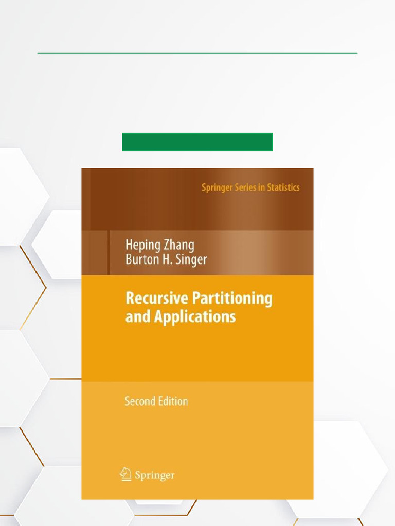 Recursive Partitioning and Applications 2nd Edition full download | PDF | Regression Analysis ...