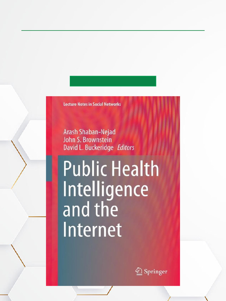 Public Health Intelligence and The Internet Official Download | PDF ...