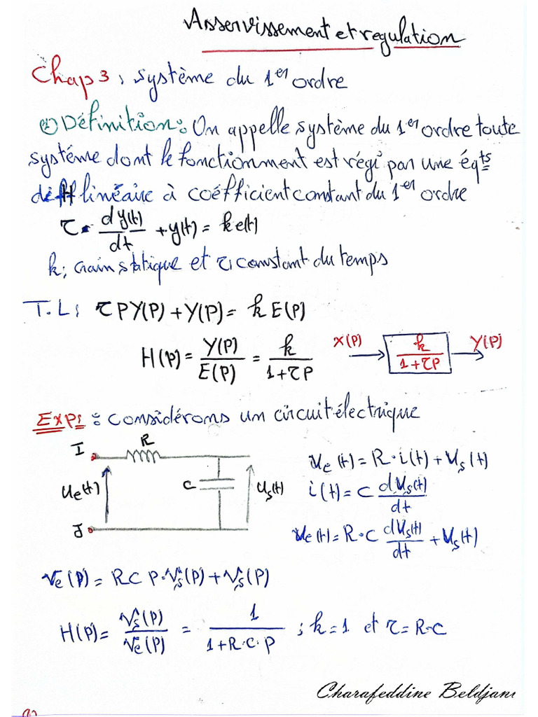 Asservissement Et Régulation | PDF