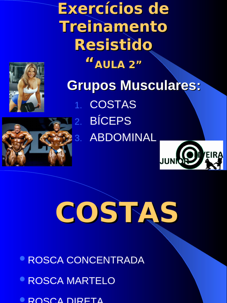 Exercícios de Treinamento Resistido - Aula 2 | PDF