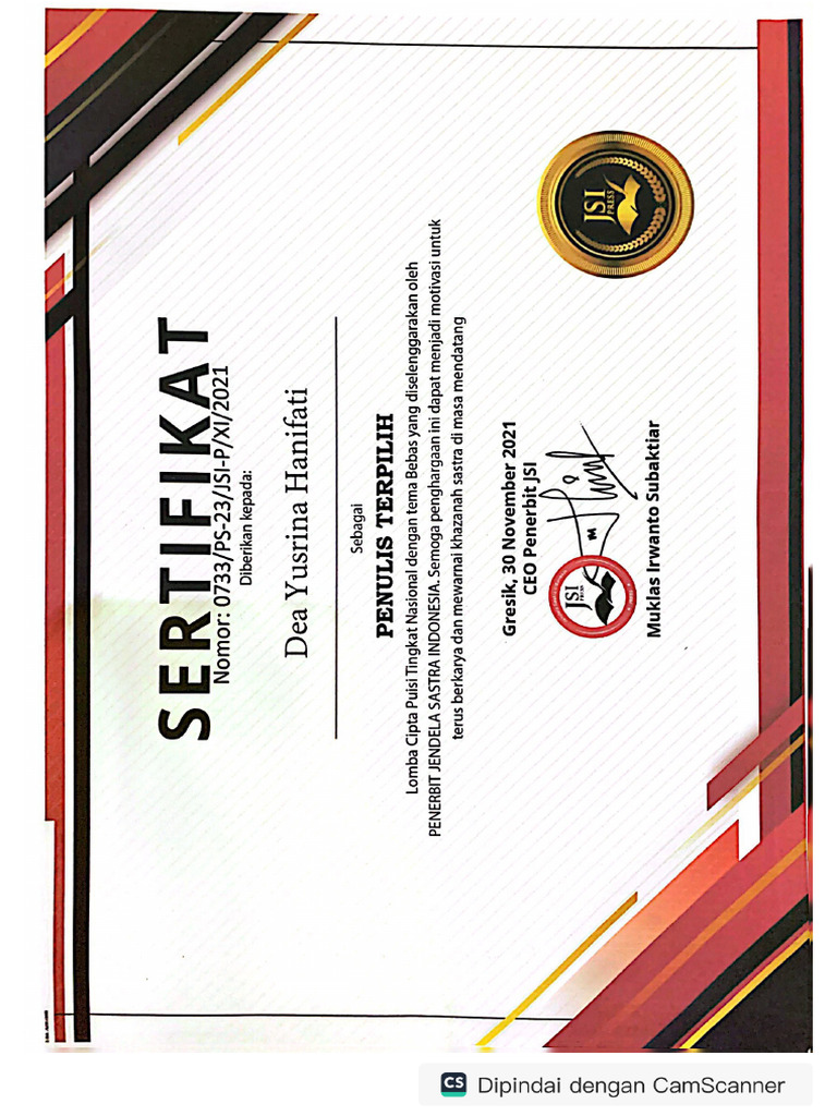 Sertifikat PPG | PDF