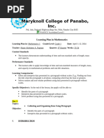 Lesson Plan Pictograph | PDF | Lesson Plan | Learning