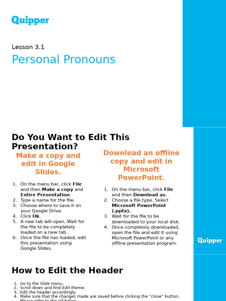 Understanding Personal Pronouns | PDF | Pronoun | Grammatical Number