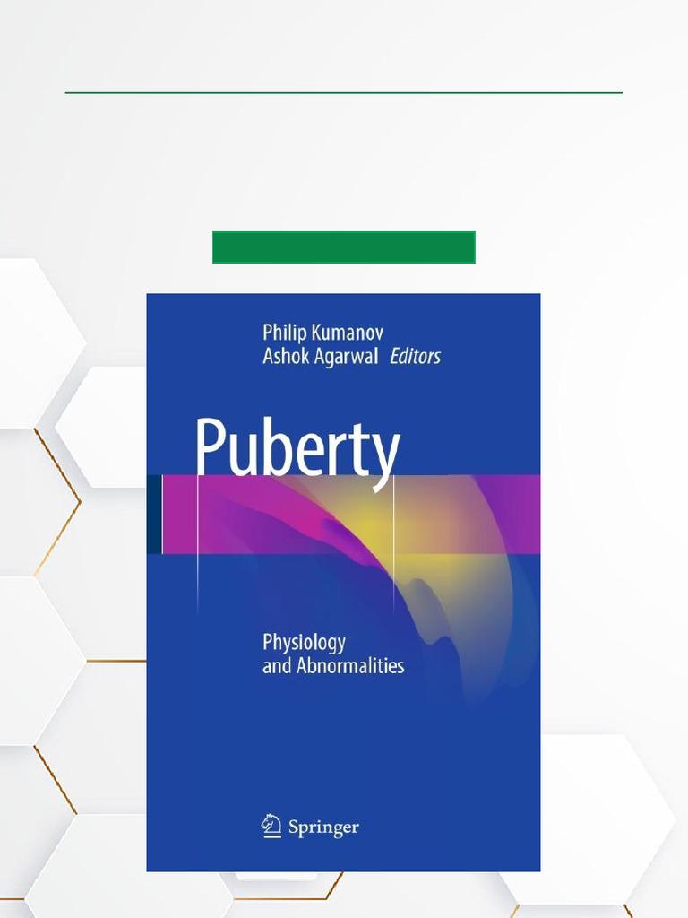 Puberty Physiology And Abnormalities Full Ebook Access Pdf