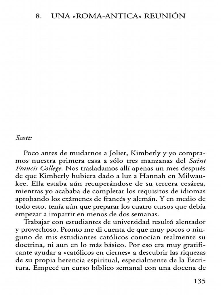 Scott Hahn - Roma dulce hogar-135-180 | PDF