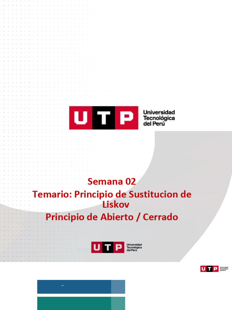 S02 - s1 - Principio Sustitucion Liskov | PDF | Herencia (Programación Orientada a Objetos ...