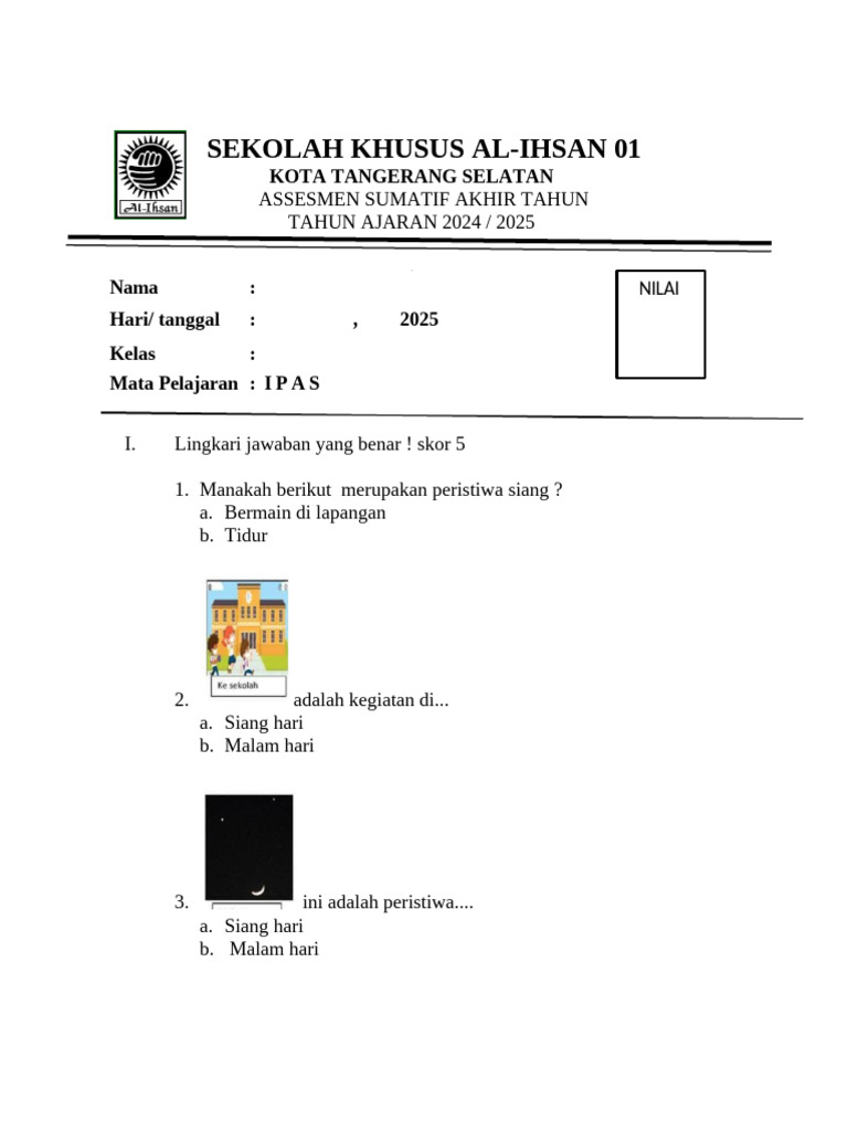 IPAS Clara ASAT 2025 | PDF