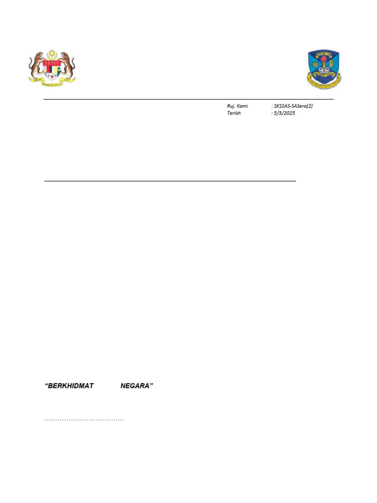 SURAT BUKA AKUAN BKGK | PDF