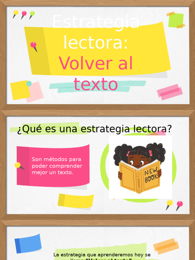 Estrategia Lectora, Volver Al Texto | PDF