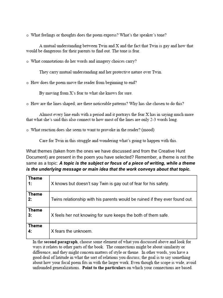 The 3 Paragraph Essay Plan | PDF